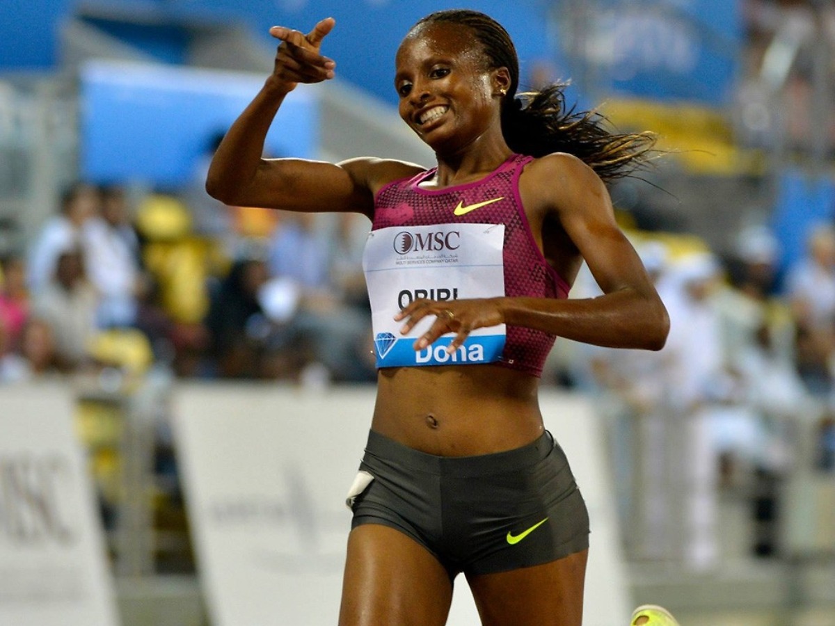 Hellen Obiri smashes African 3000m record in Doha – IAAF Diamond ...