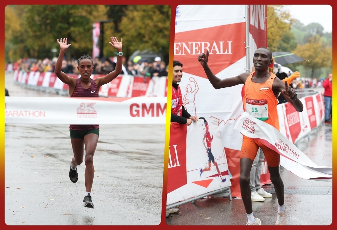 Debutant Kipyegon and newcomer Assefa triumph at Munich Marathon ...