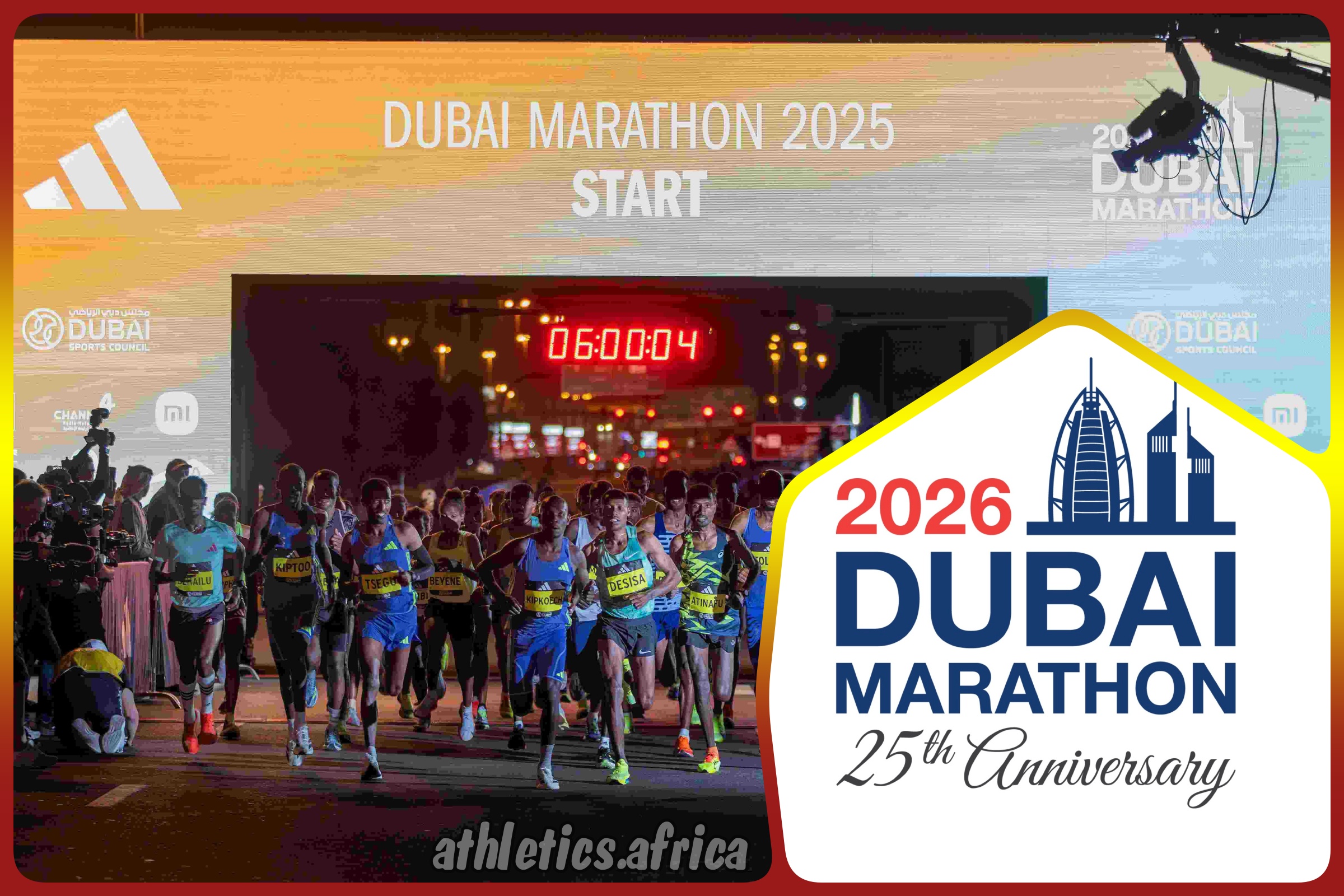 Dubai Marathon 2026 set for February 1st – Athletics Africa