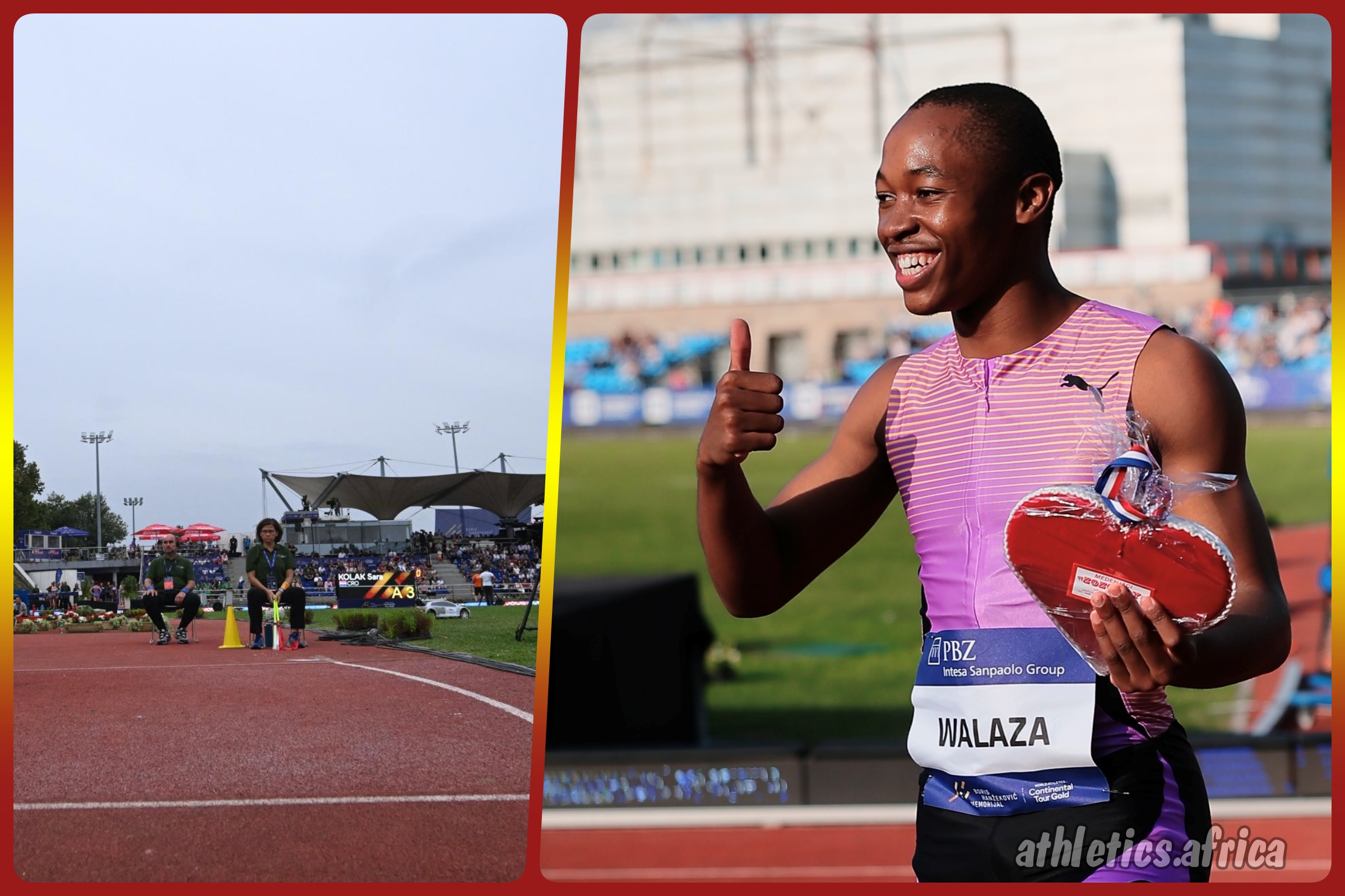 Walaza lowers South African U20 record to 9.94 in Zagreb – Athletics Africa